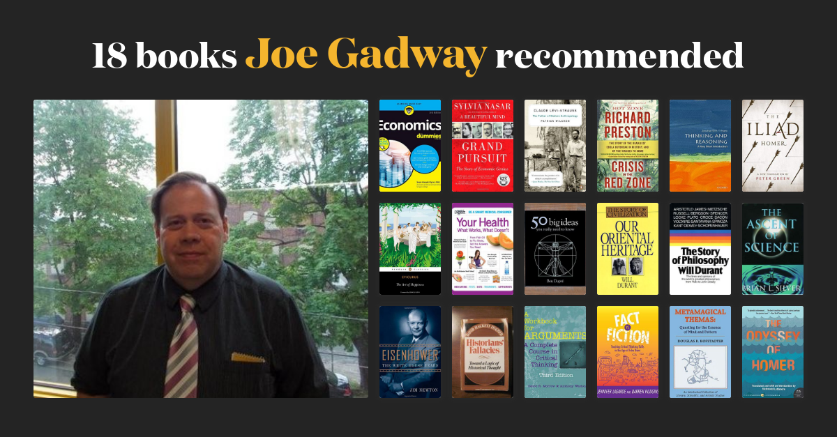 26 books Joe Gadway recommended