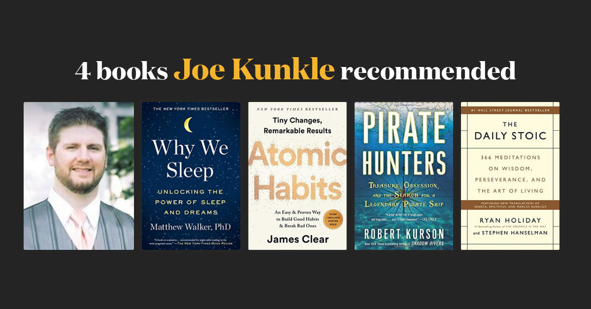 7 books Joe Kunkle recommended