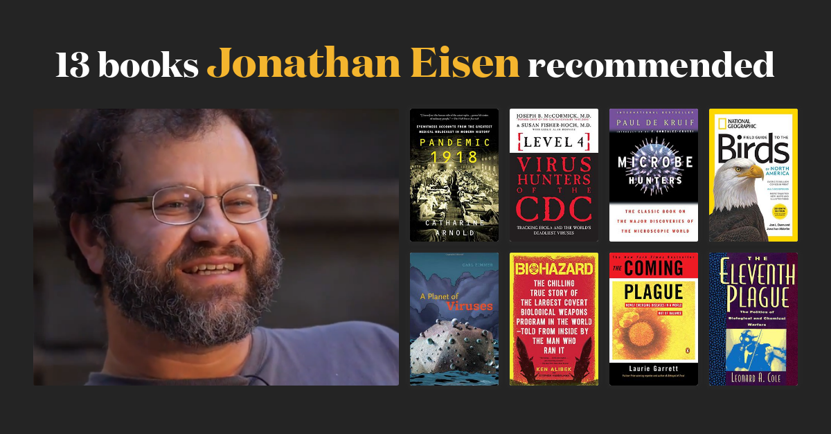 13 books Jonathan Eisen recommended