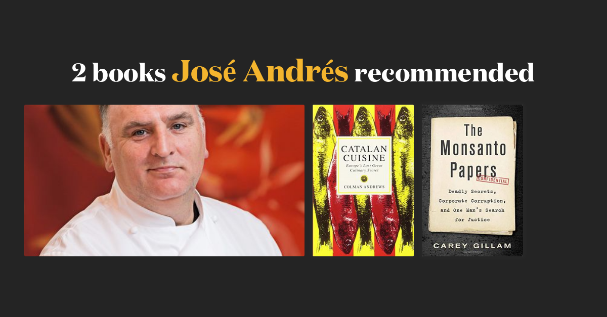 3 books José Andrés recommended