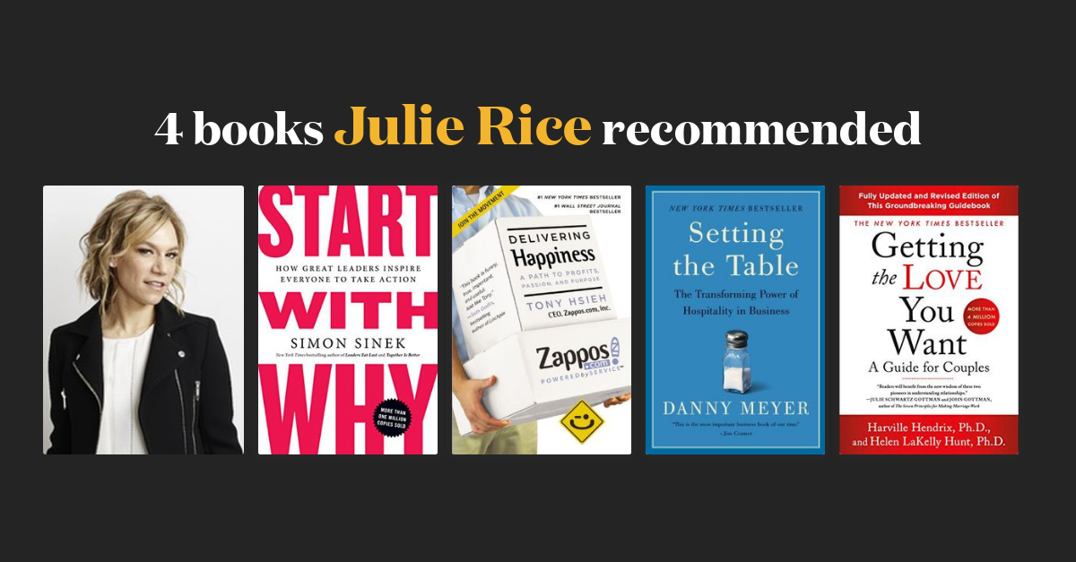 4 books Julie Rice recommended