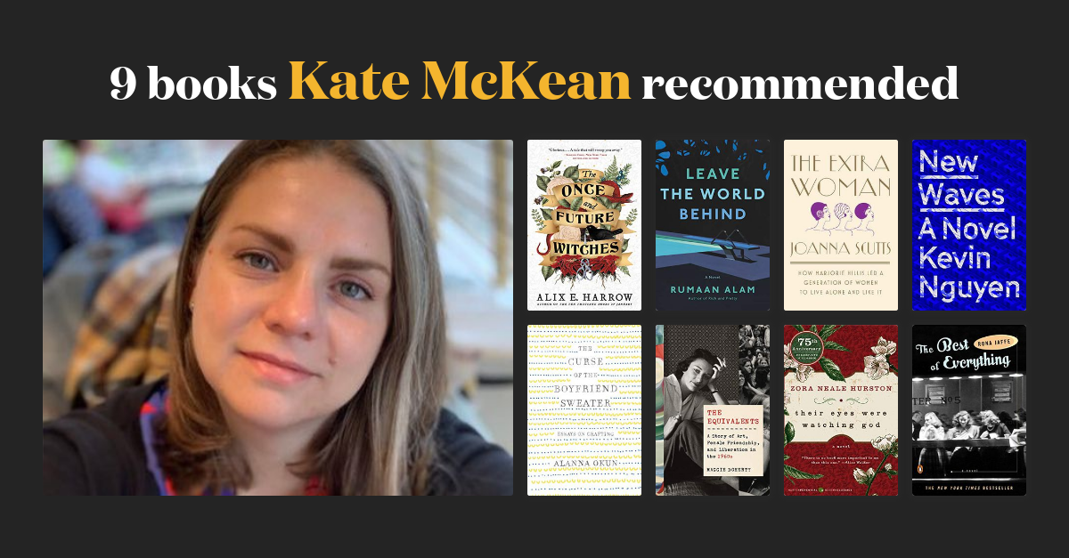 20 books Kate McKean recommended