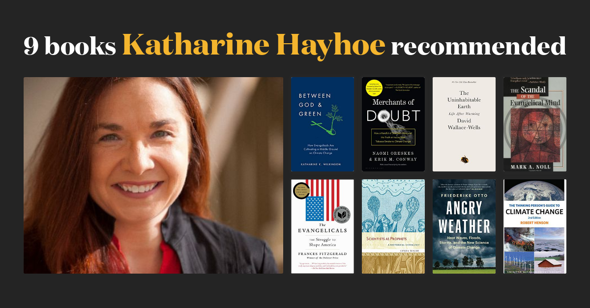 18 books Katharine Hayhoe recommended