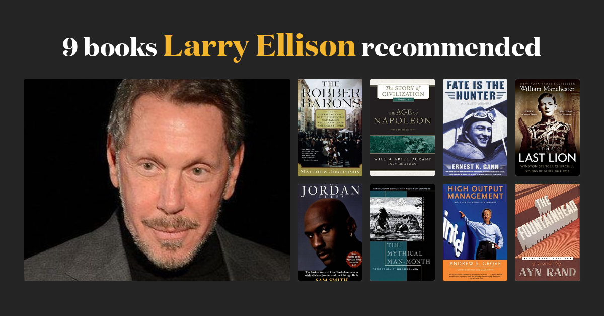 9 books Larry Ellison recommended