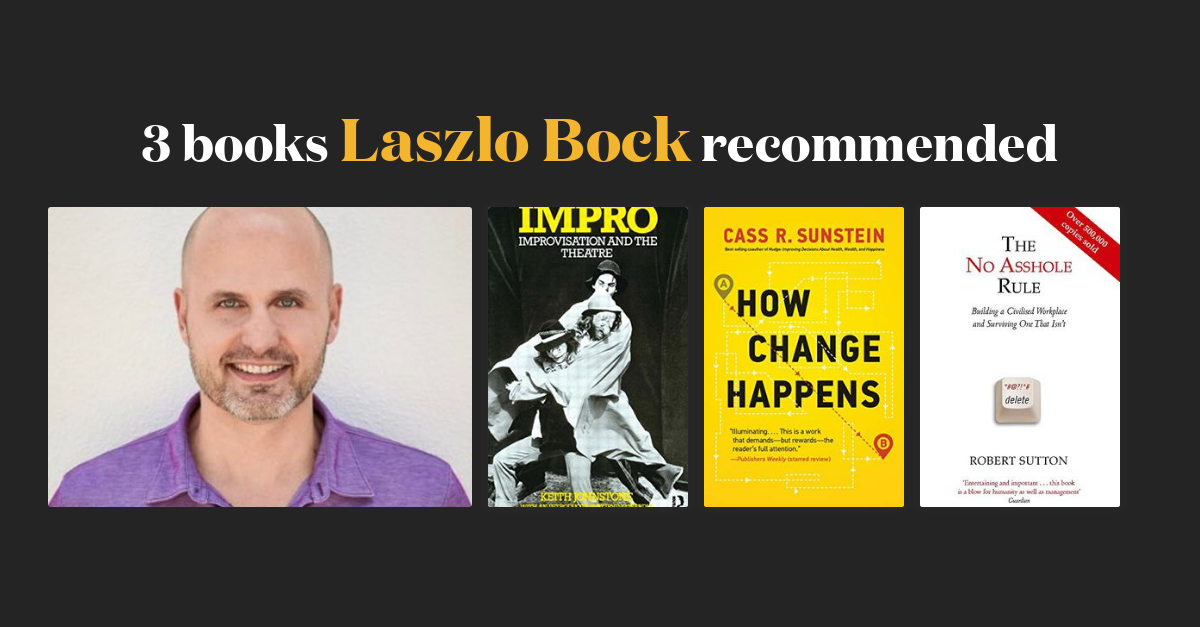 5 books Laszlo Bock recommended