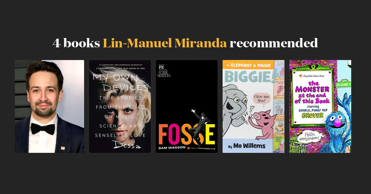 4 books Lin-Manuel Miranda recommended
