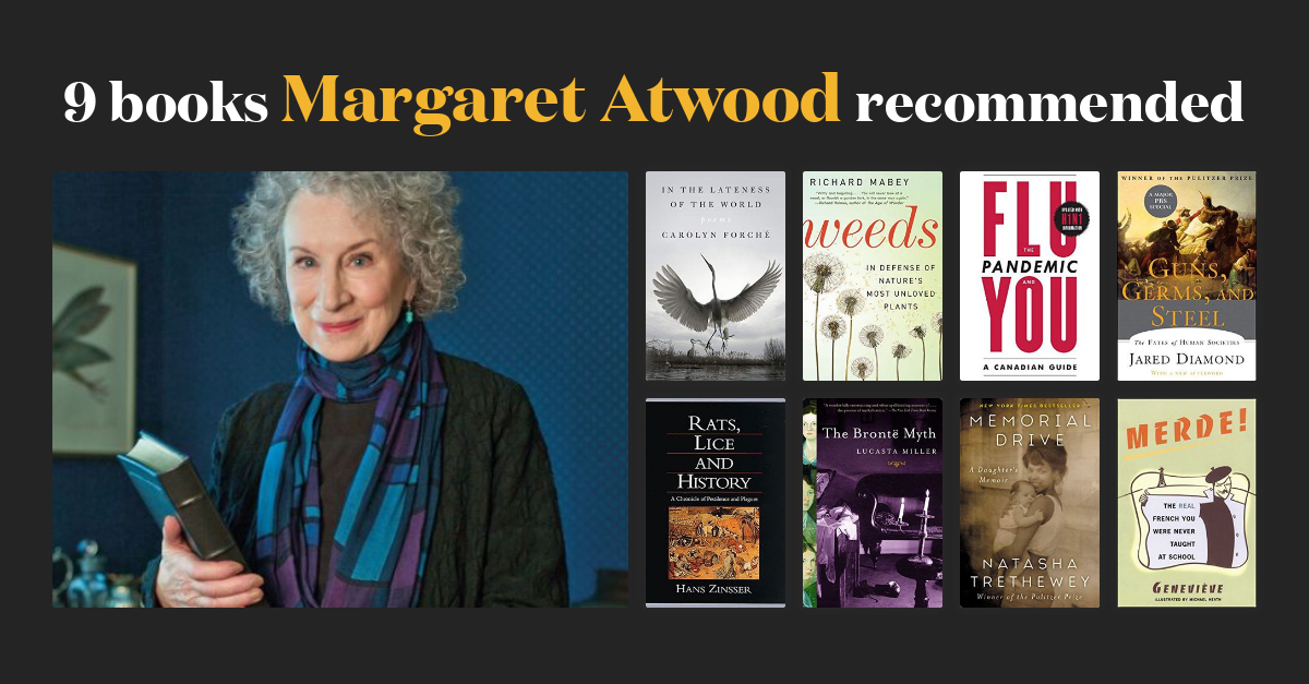 18 books Margaret Atwood recommended
