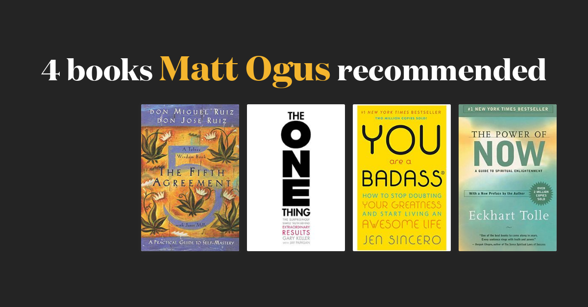 4 books Matt Ogus recommended