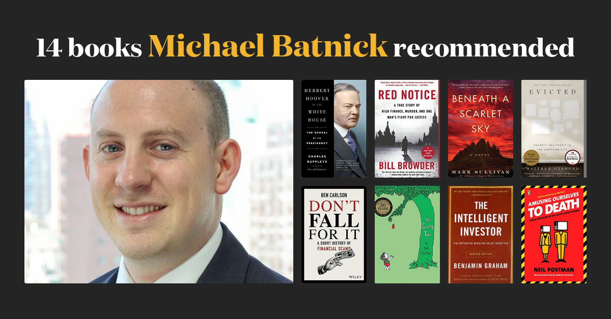 14 books Michael Batnick recommended