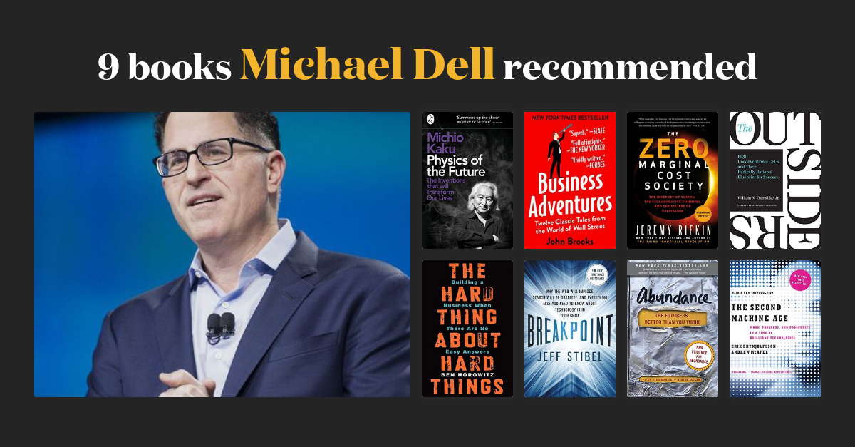 9 books Michael Dell recommended