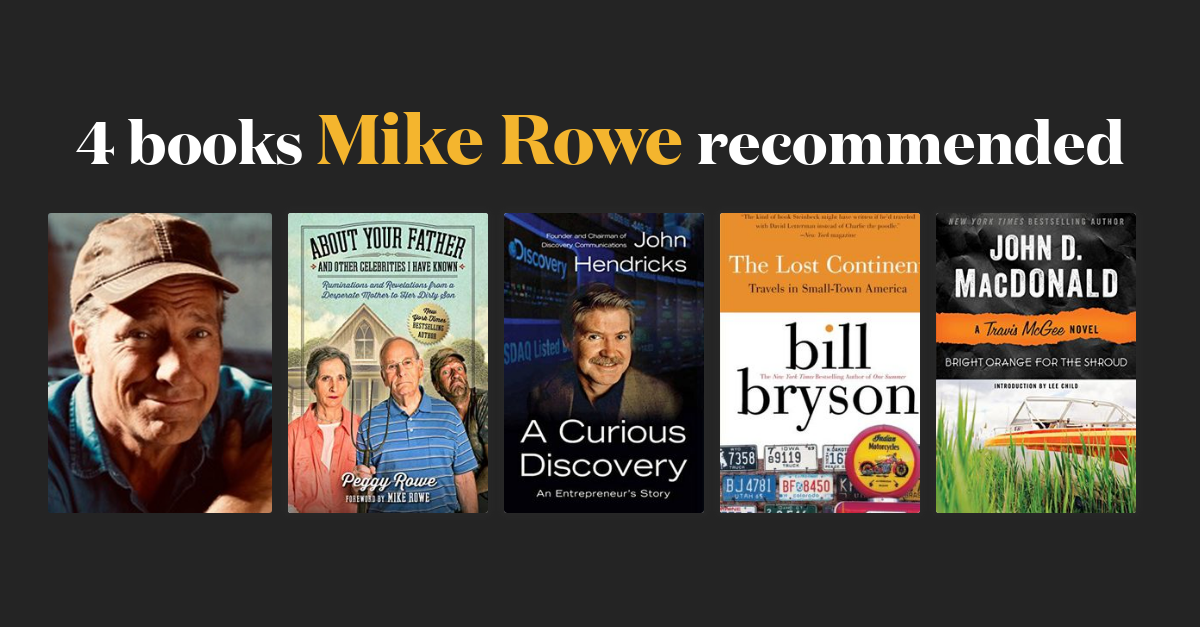4 books Mike Rowe recommended