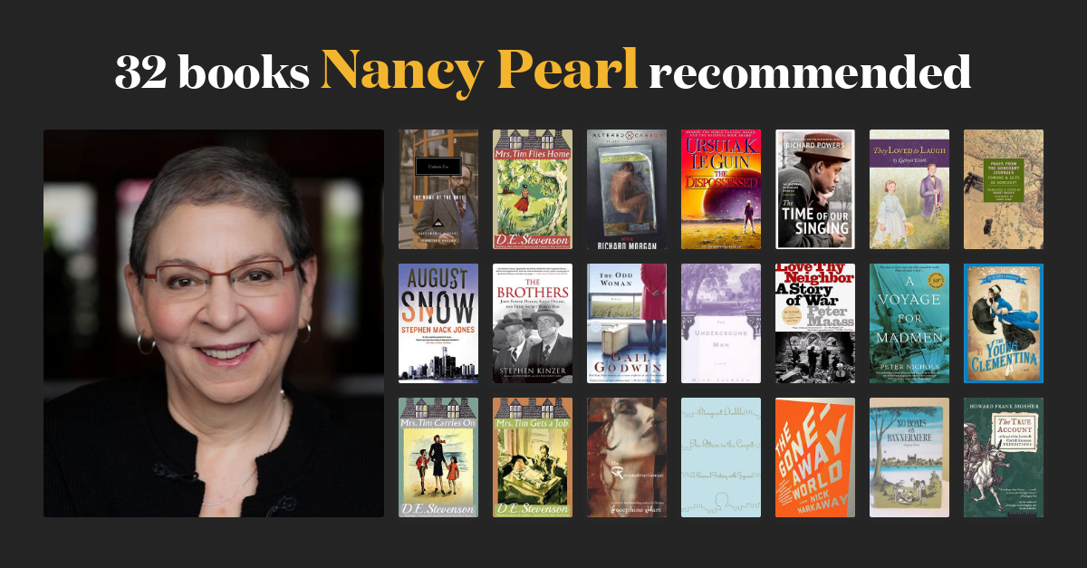 60 books Nancy Pearl recommended