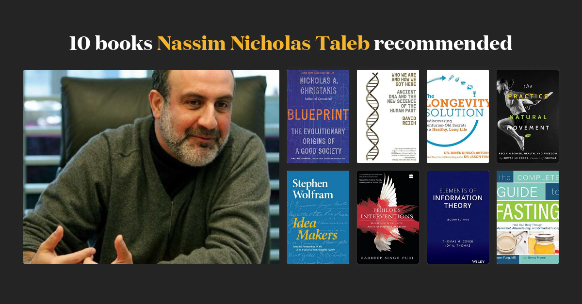 10 books Nassim Nicholas Taleb recommended