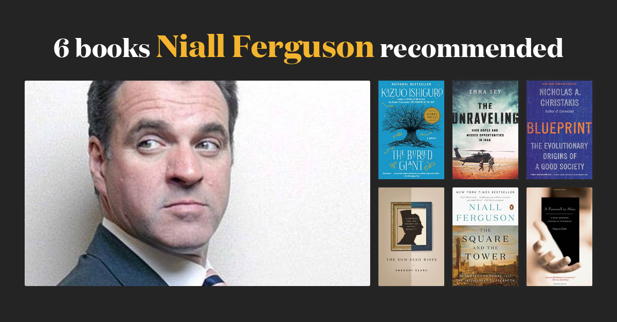9 books Niall Ferguson recommended