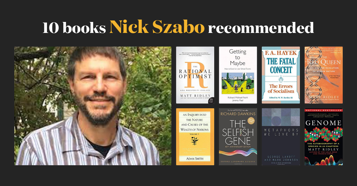 10 books Nick Szabo recommended