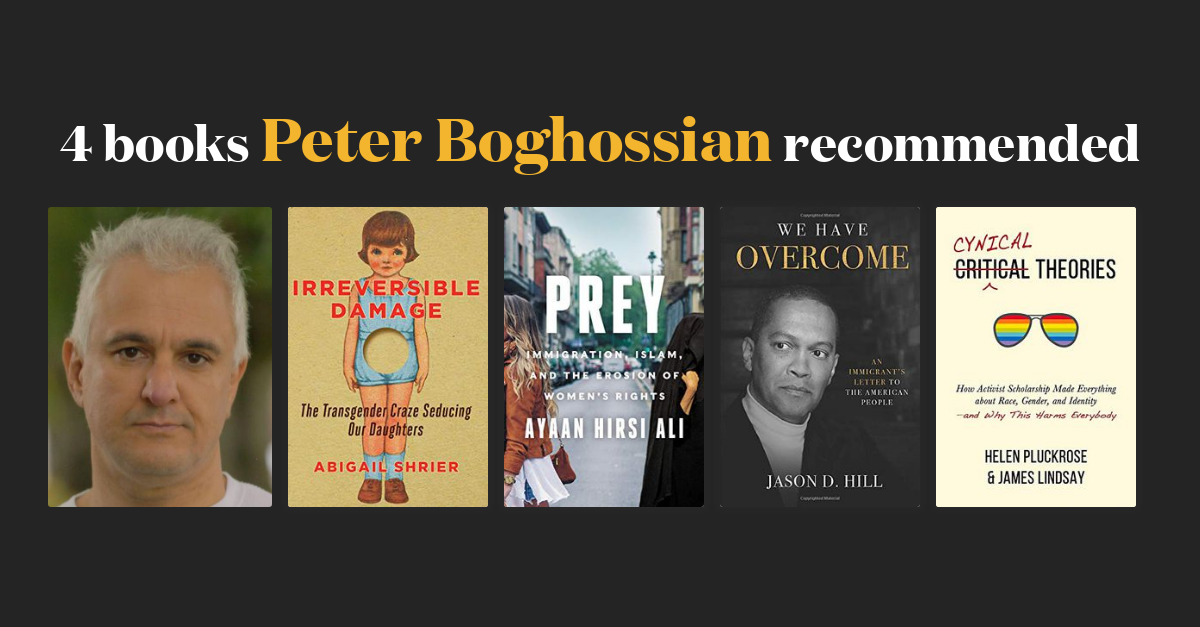 16 books Peter Boghossian recommended