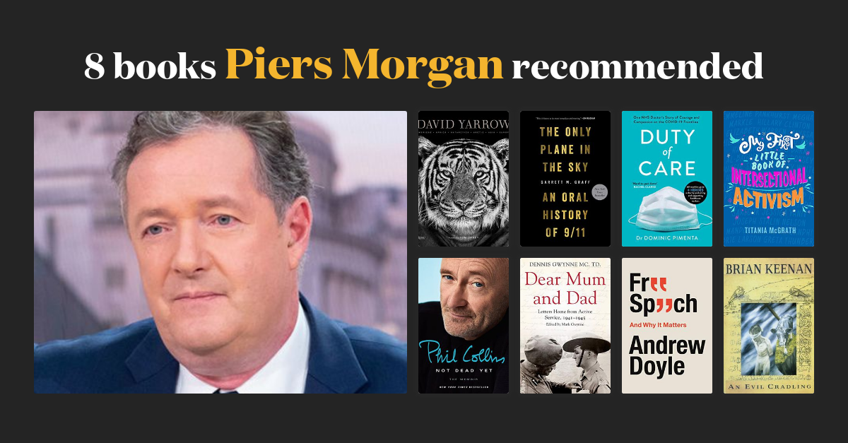 11 books Piers Morgan recommended