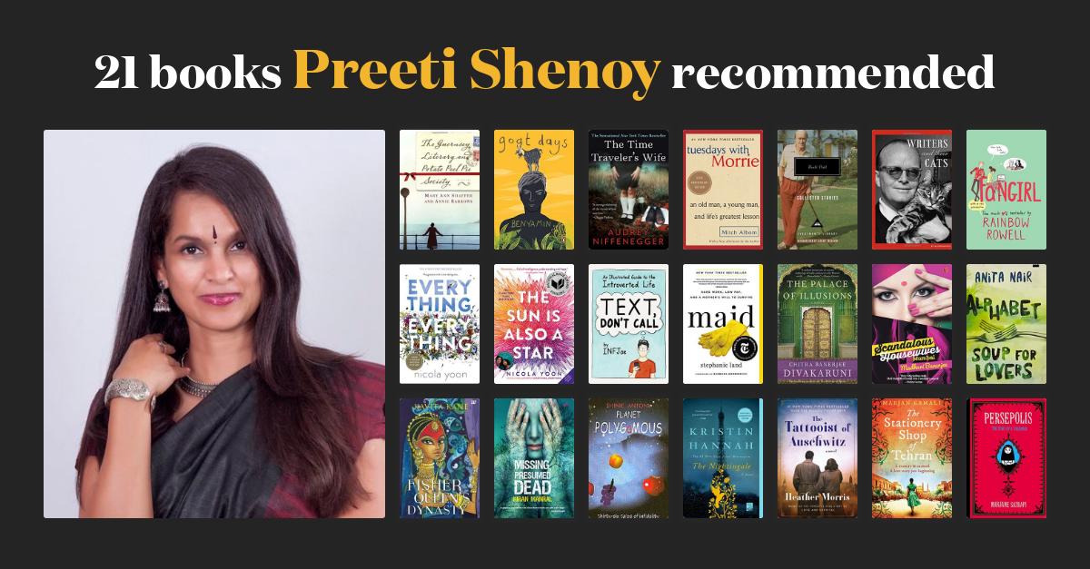 35 books Preeti Shenoy recommended