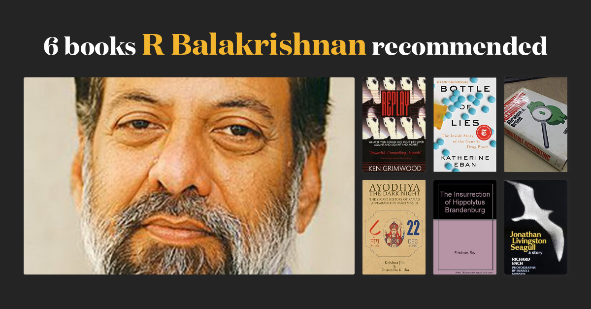 12 books R Balakrishnan recommended