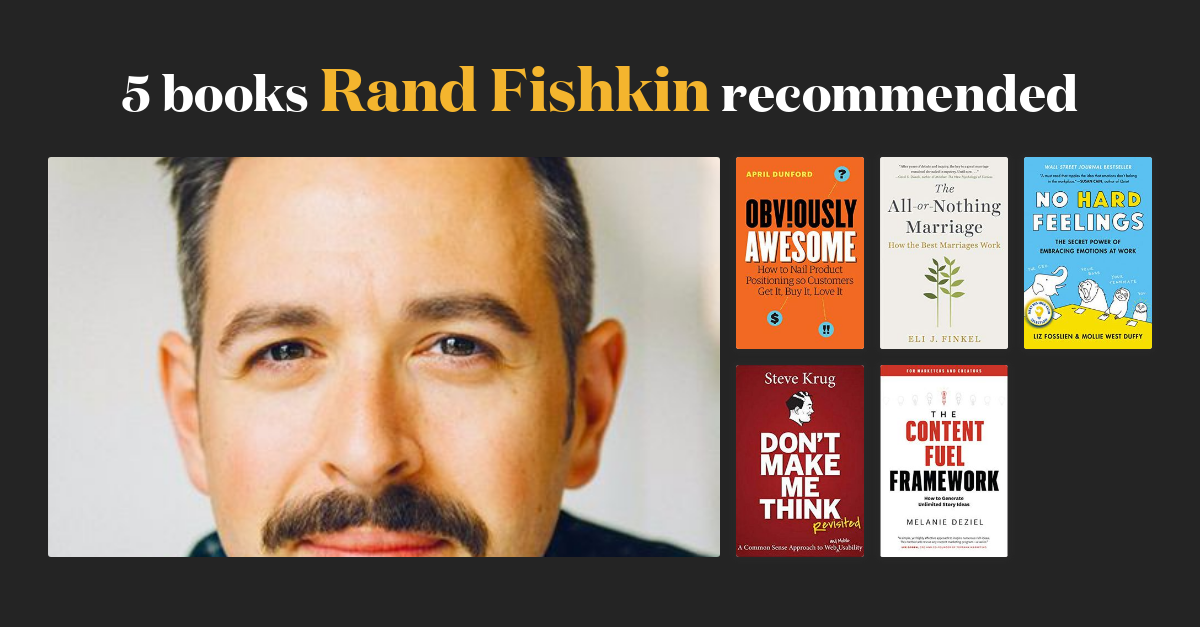 5 books Rand Fishkin recommended