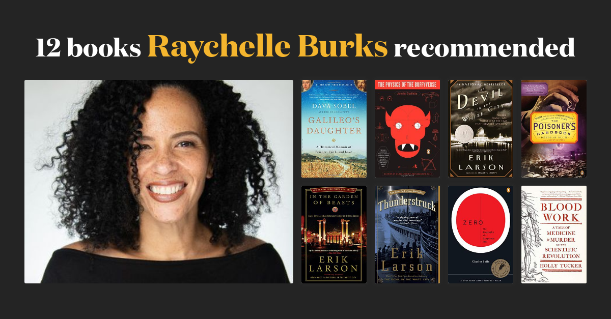 15 books Raychelle Burks recommended