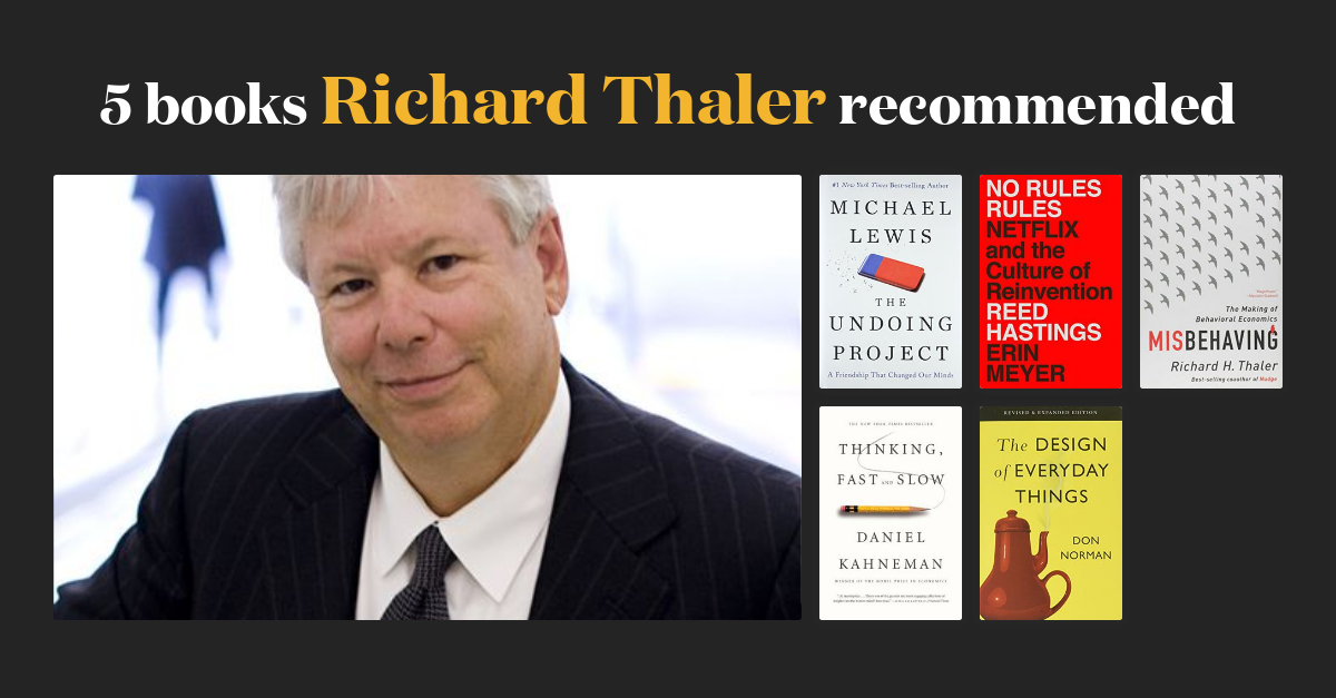 6 books Richard Thaler recommended