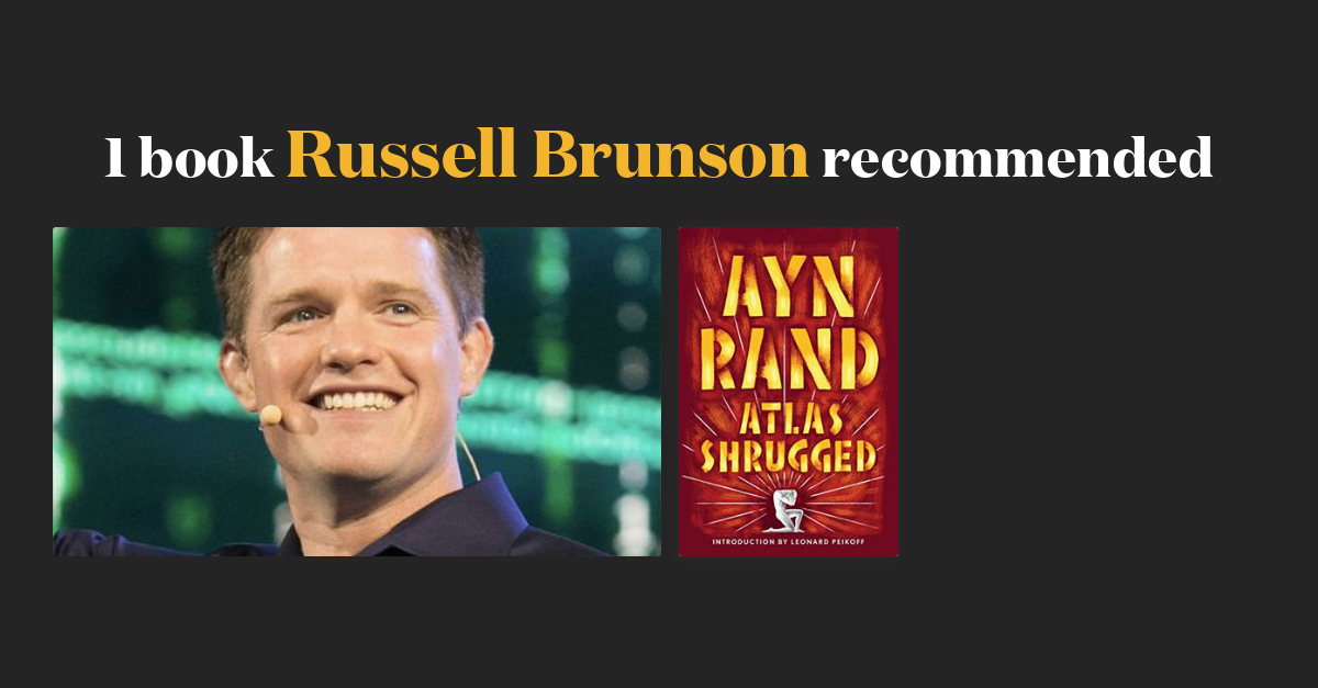 6 books Russell Brunson recommended