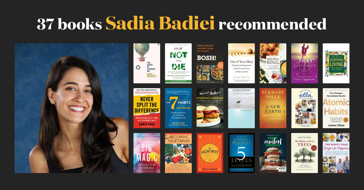 38 books Sadia Badiei recommended