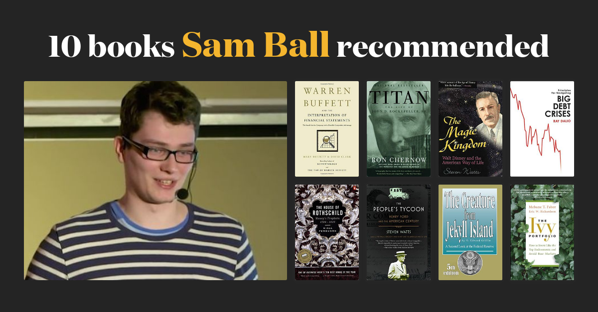21 books Sam Ball recommended