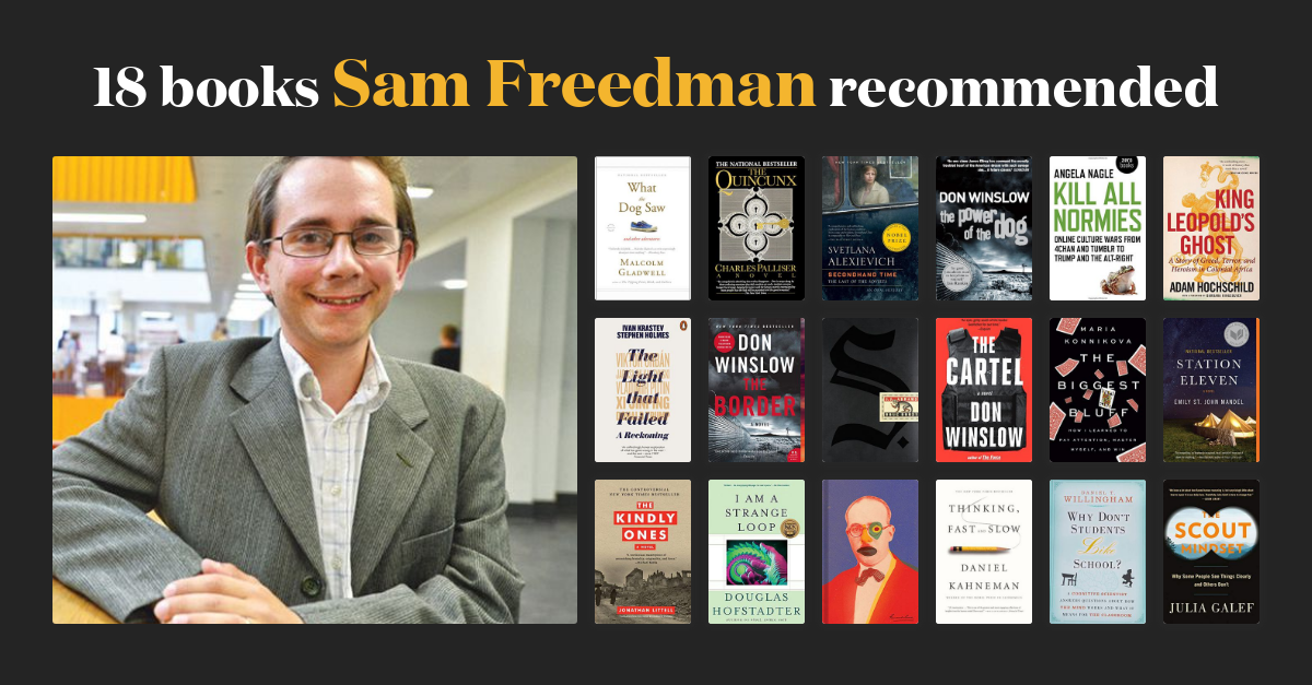 29 books Sam Freedman recommended