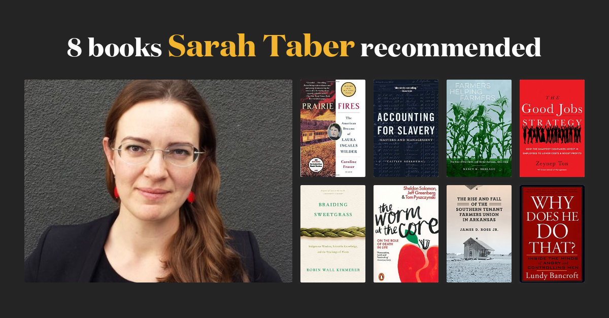 12 books Sarah Taber recommended