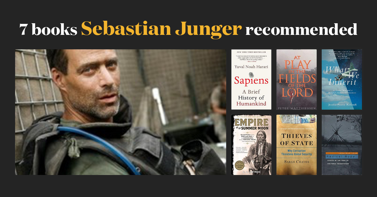 9 books Sebastian Junger recommended