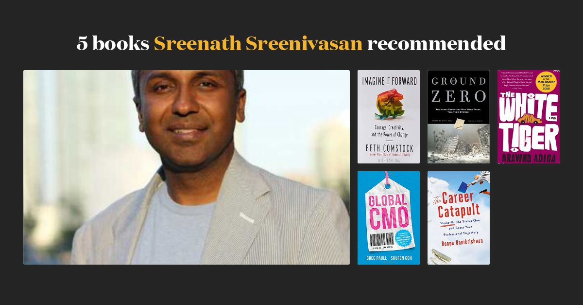 7 books Sreenath Sreenivasan recommended