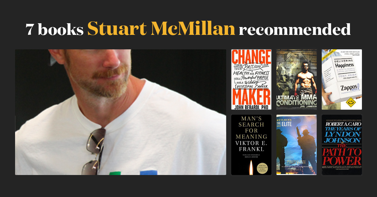 26 books Stuart McMillan recommended
