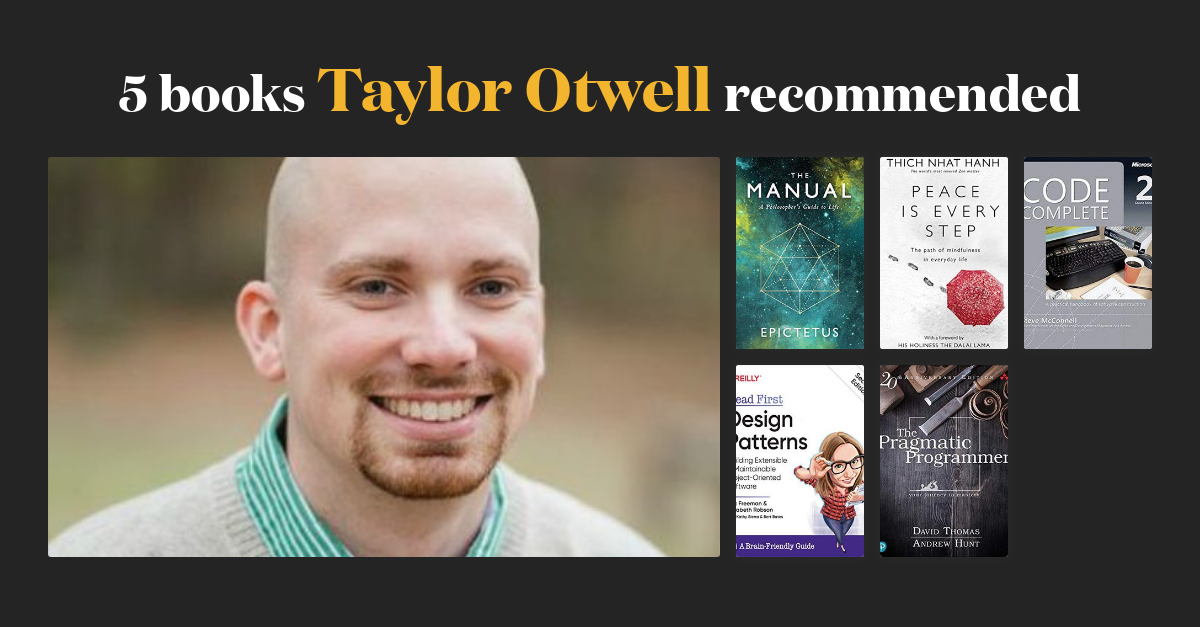 5 books Taylor Otwell recommended