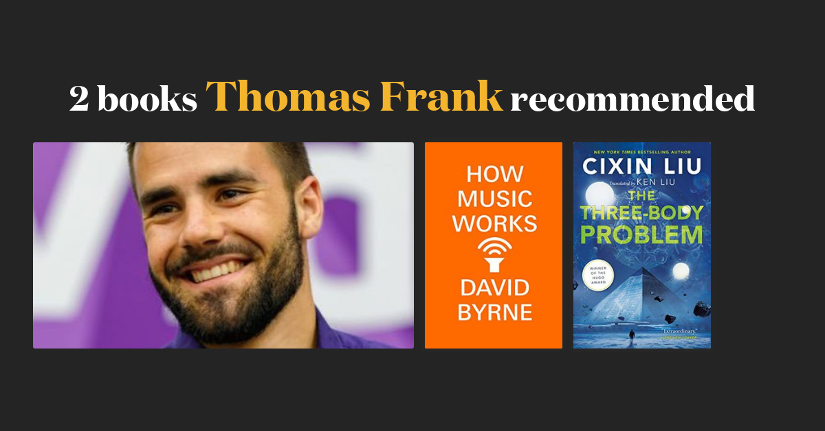 10 books Thomas Frank recommended