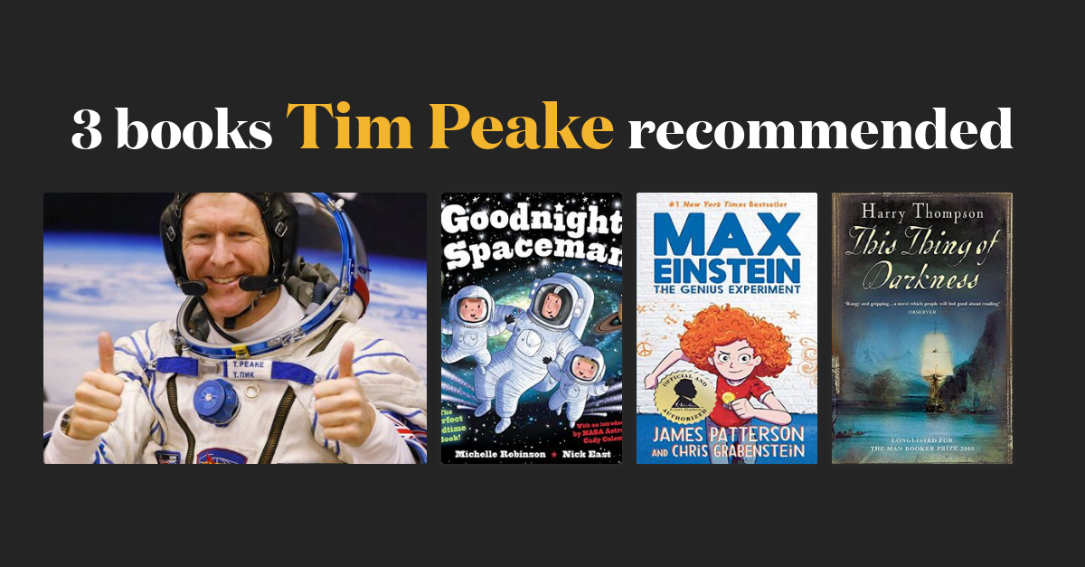 4 books Tim Peake recommended