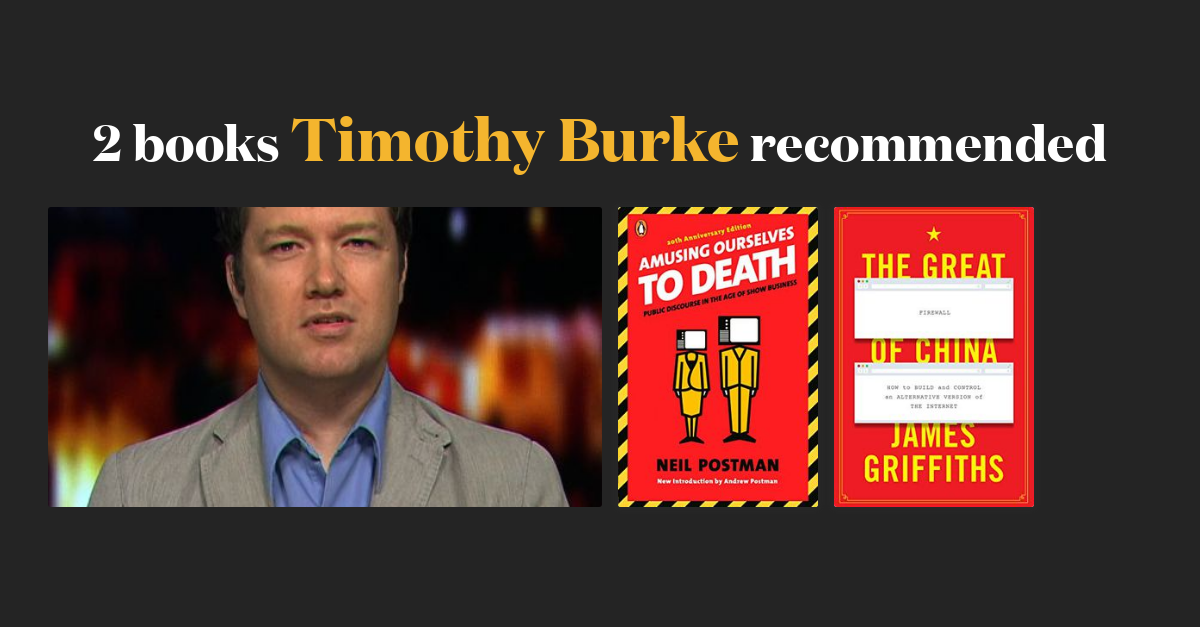4 books Timothy Burke recommended