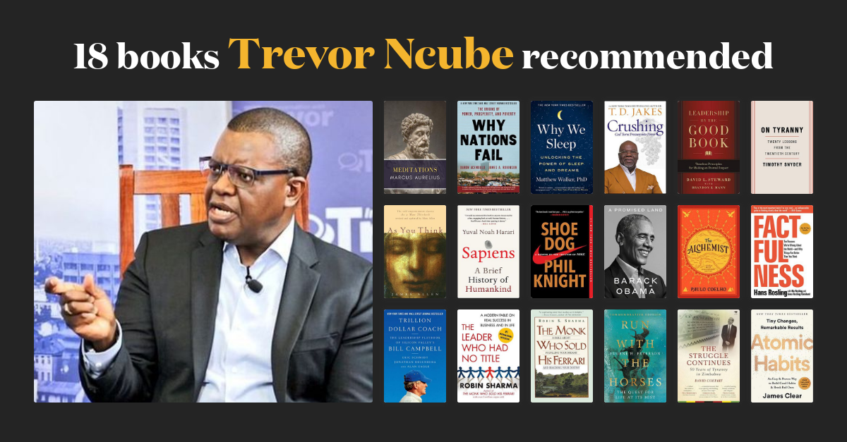 33 books Trevor Ncube recommended