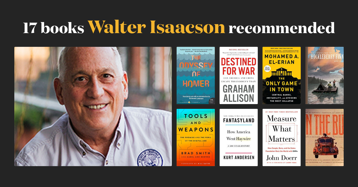 17 books Walter Isaacson recommended