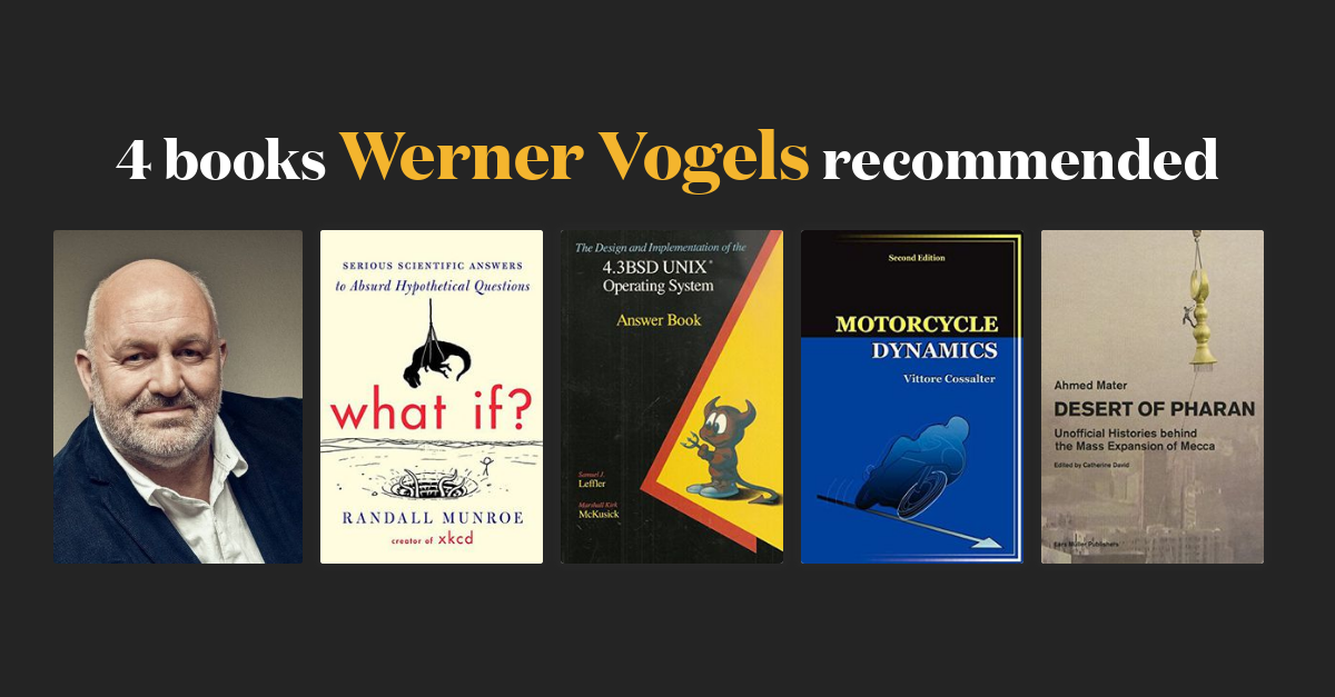 4 books Werner Vogels recommended