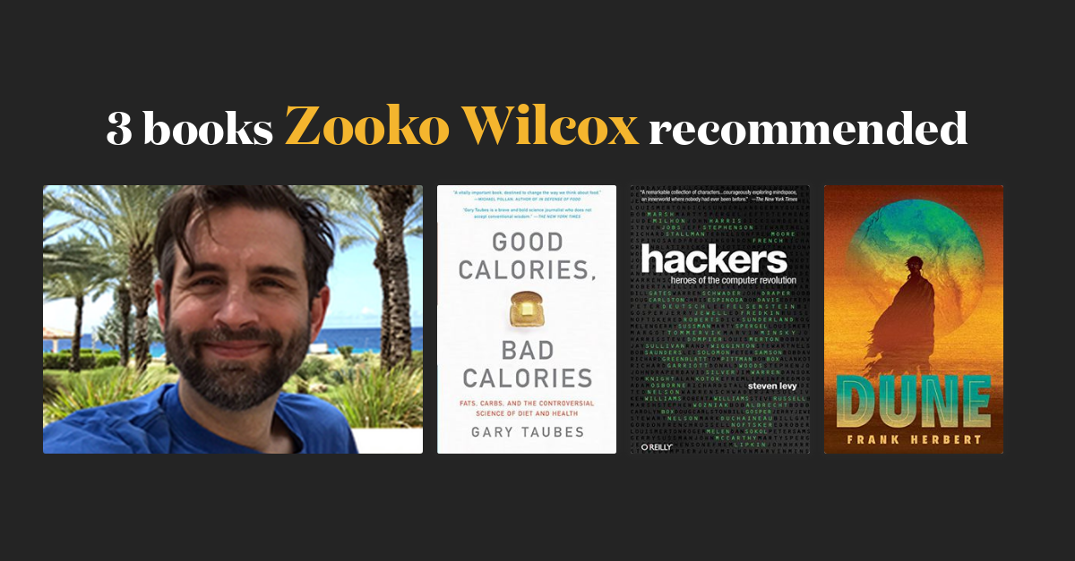 3 books Zooko Wilcox recommended